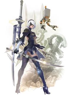 Android 2B aus NieR: Automata mischt in SOULCALIBUR VI mit - GamesUnit.de